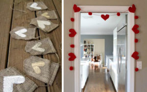 Decoración de salones románticos para San Valentín